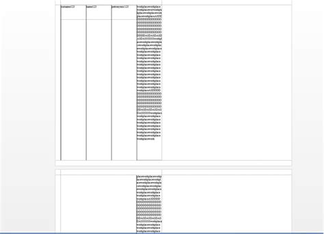 Exporting Report To Pdfdocx Jasper Table Does Not Display Column Border When Data Overflow
