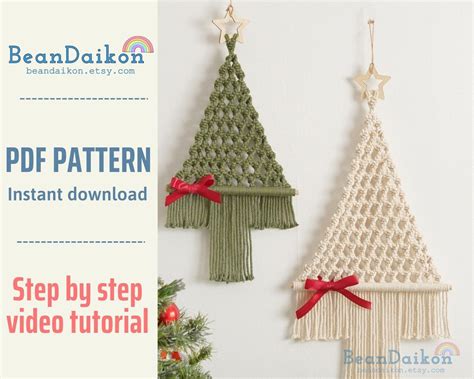 macrame christmas tree pattern macrame patterns beginner macrame diy