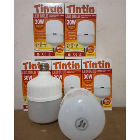 Jual Lampu Led Tabung Bohlam Led Capsule Tintin W Indonesia Shopee Indonesia