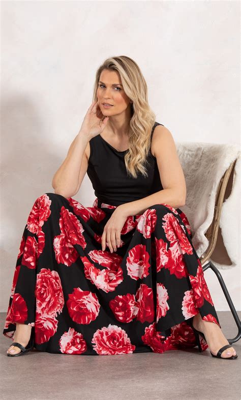 Floral Print Sleeveless Maxi Dress In Multi Klass