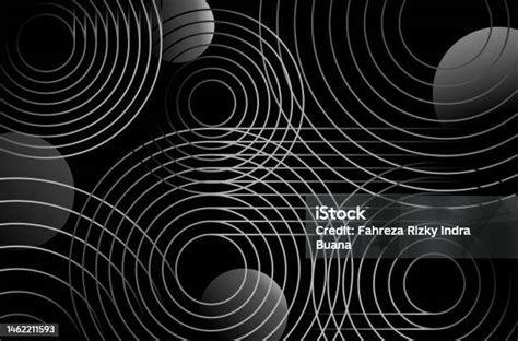 현대 검정 방사형 원 블렌드 라인 추상 배경 디자인 템플릿 0명에 대한 스톡 벡터 아트 및 기타 이미지 0명 검은색 기하 도형 Istock