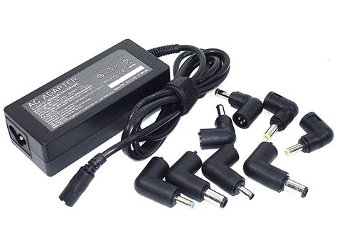Универсальный блок питания сетевой адаптер для ноутбуков 15 20v 4a 65w с 8 насадками купить