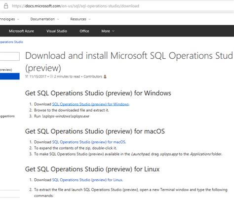 Hodentekhelp What Is Sql Operations Studio