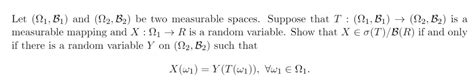 Solved Let 921 B1 And 922 B2 Be Two Measurable Spaces