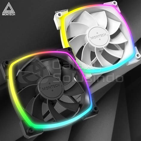 Jual MONTECH RX PWM ARGB Fan Case Hitam Putih Shopee Indonesia