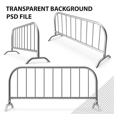Premium Psd Crowd Control Barrier