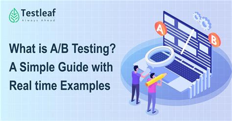 what is a b testing guide examples testleaf