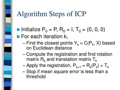 Ppt Optimization Of Icp Using K D Tree Powerpoint Presentation Free