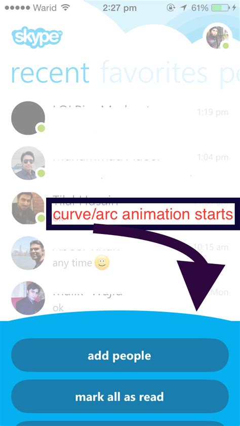 Objective C Make Animations Effects Just Like Skype Ios Applications