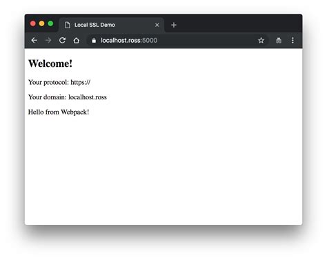 Local Ssl For Rails 5 Development And Tests