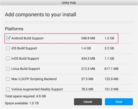 UnityをインストールしてAndroidアプリをビルドしインストールするまで Unity Hub Android Studio使用 UnityAndroid kan
