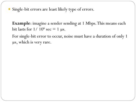 PPT Error Detection And Correction Data Link Layer PowerPoint Presentation ID 2404821