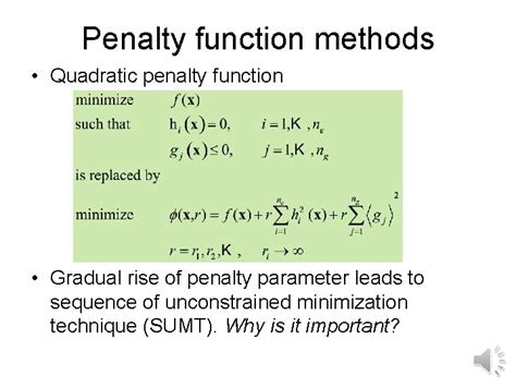 Optimization With Constraints Standard Formulation Why Are Constraints
