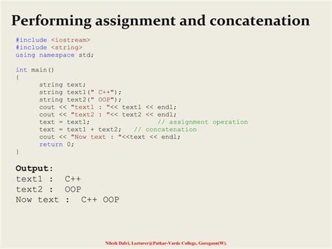 Strings Ppt