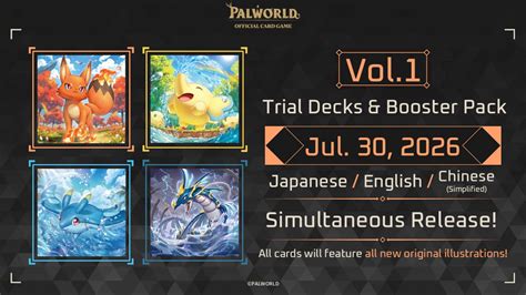 Dawn Of Palpagos Booster Box Pocge Bp01 Palworld Ocg 50cards