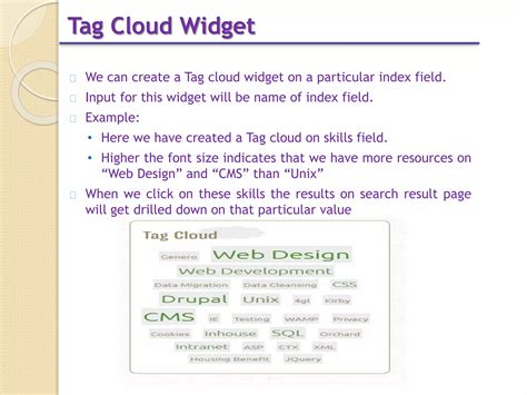 HTML Widgets For Search PPT