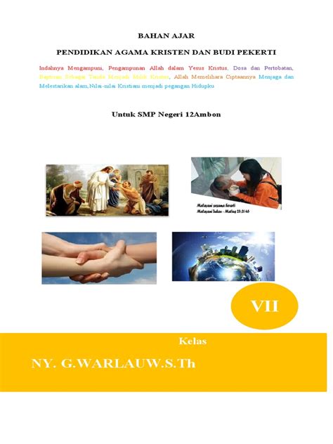 Modol Kelas Vii Ganjil Pdf Pengembangan Diri Agama And Spiritualitas