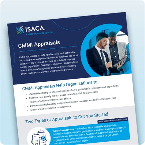 Cmmi Appraisals What They Offer Your Organization Infographic Isaca