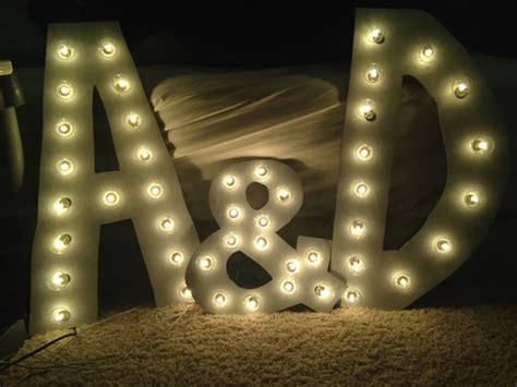 Diy Lighted Letters My 3 Monsters Diy Marquee Letters