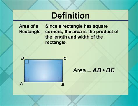 Area Of A Rectangle Definition Math At Isla Lascelles Blog