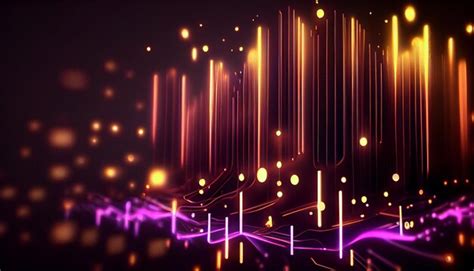 Premium Photo Generative Ai Neon Data Stream A Glowing 3d Render