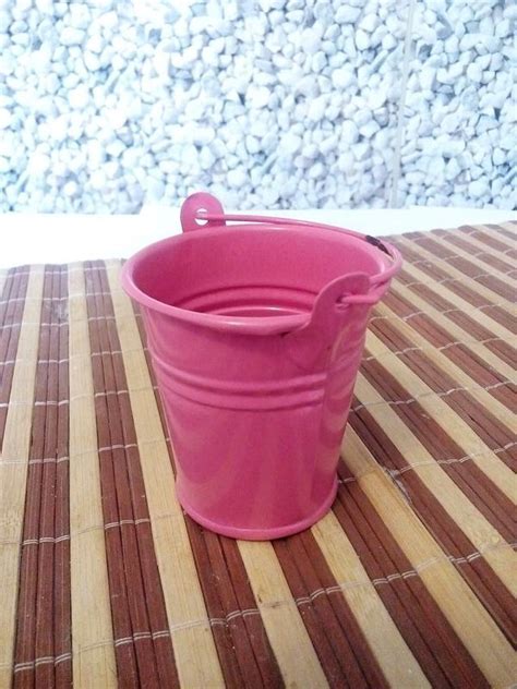 Відро декоративне з 2 кільцями метал — цена 40 грн в каталоге Статуэтки Купить товары для дома и