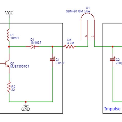 a geiger counter using sbm 20 and esp8266