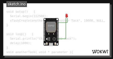 Task To Print On Serial Monitor Wokwi Esp32 Stm32 Arduino Simulator