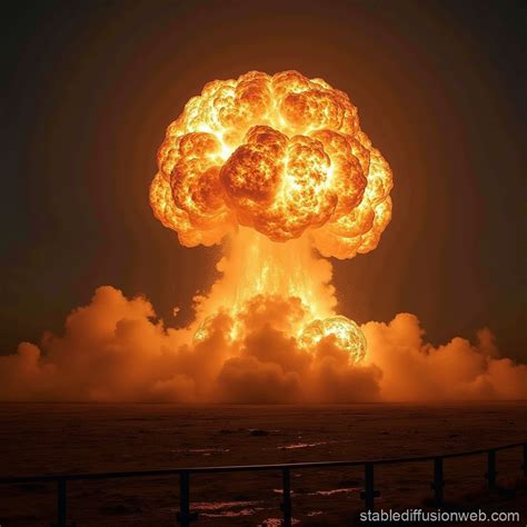Nuclear Reactor Explosion Stable Diffusion Online