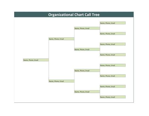50 Free Phone Tree Templates Ms Word Excel ᐅ Template Lab for Calling Tree Template Word