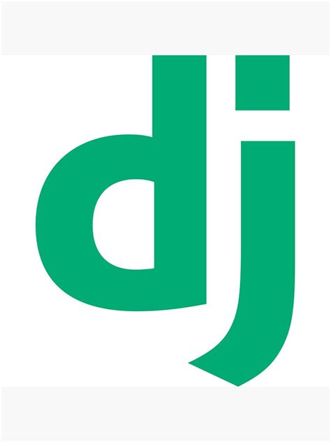 Django Dj Logo Poster For Sale By Quenut Redbubble