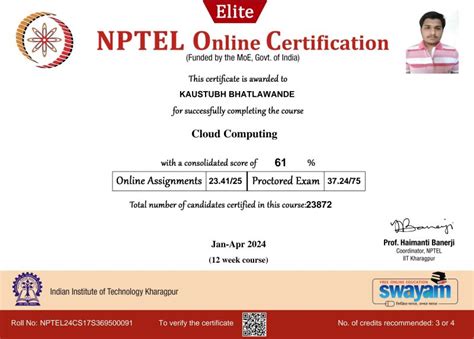 excited to share that i ve earned an elite certificate in cloud