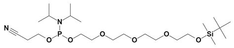 Tbdms Peg5 1 O B Cyanoethyl Nn Diisopropylphosphoramidite Cas