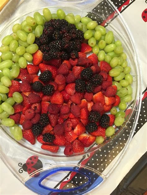 Lady Bug Fruit Salad Healthy And Easy To Make For A First Birthday