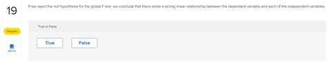 Solved If We Reject The Null Hypothesis For The Global F Chegg