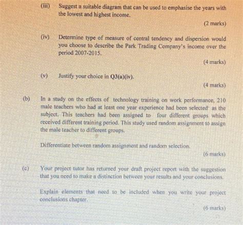 Solved Table Q3 Shows Socondary Data That Have Been Obtained
