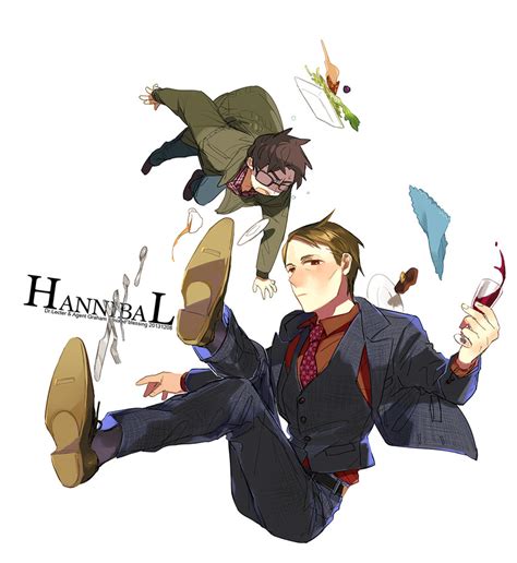 Hannibal Lecter And Will Graham Hannibal Drawn By Omix Danbooru