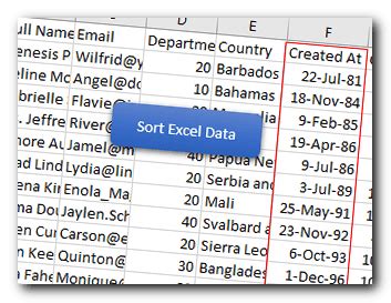 VBA To Sort Data VBA Custom Sort Macro