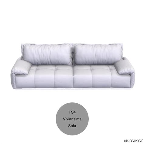 Viviansims Modern Sofa Sims 4 Interior Mod Modshost