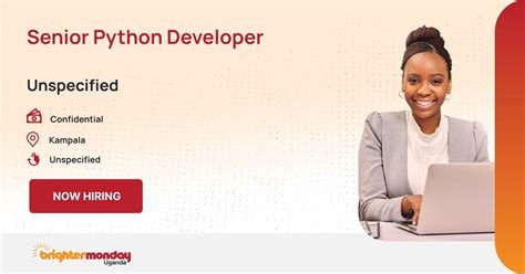 senior python developer at project growth brightermonday