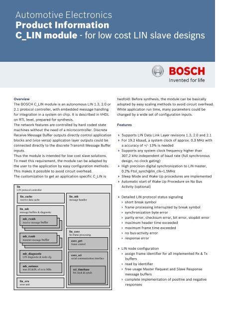 Lin Ip Technical Information Pdf 194 47 Kb Bosch