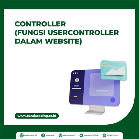 udabelajar controller fungsi usercontroller dalam website udacoding
