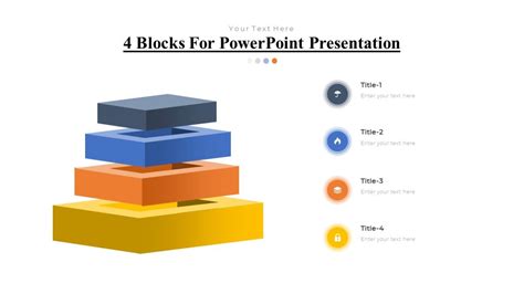 4 Blocks For Powerpoint Presentation Pptuniverse