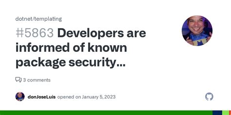 Developers Are Informed Of Known Package Security Vulnerabilities With Updateuninstall Option
