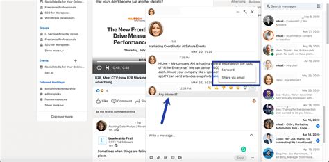 how to use linkedin messages to grow your business in 2024