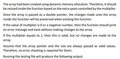 Solved Void Updatearrayint Array Const Int Size