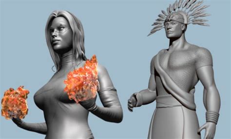 Design Any 3d Sculpting Texturing Rigging 3d Character Modeling For 3d Printing By Zuliconabi001