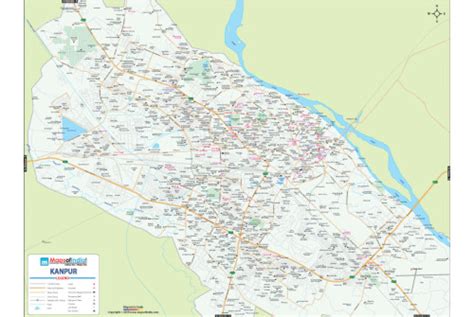 Buy Kanpur Detailed City Map