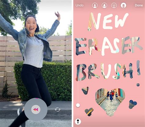 instagram adds snapchat like ar face filters rewind video effect more