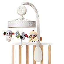 Boho Chic Luxe Musical Mobile With Led Light Cot Mobile